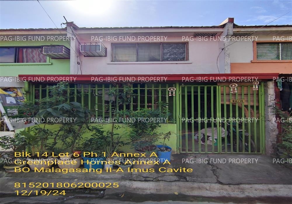 PAG-IBIG Foreclosed Town House - Lot 9 Blk. 10 Phase 1 Greenmark Homes ...
