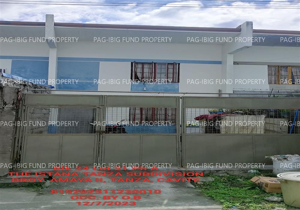 PAG-IBIG Foreclosed Town House - Lot 31 Blk. 24 Phase a the Istana ...