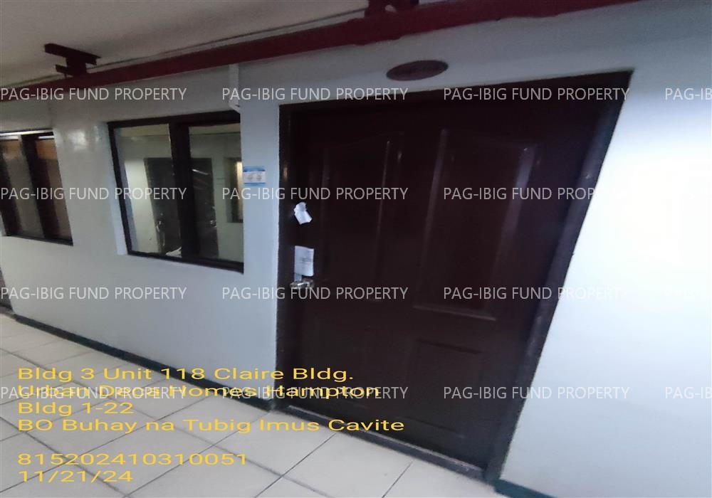 PAG-IBIG Foreclosed Condominium - Unit B3-118 Ground Flr. 3 Urban Deca ...