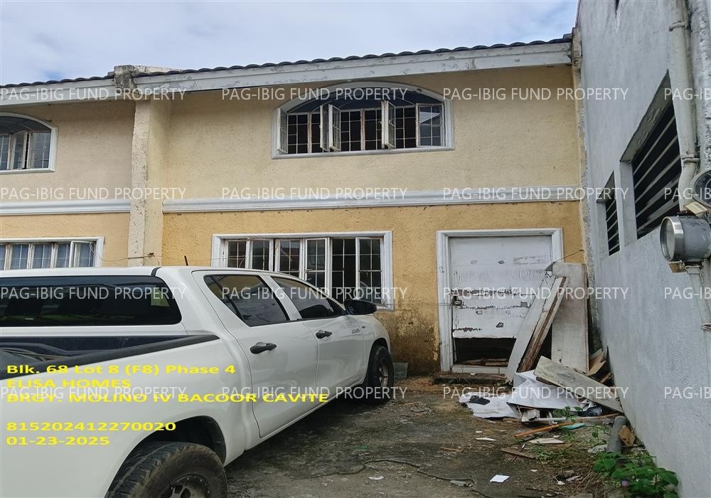 PAG-IBIG Foreclosed Town House - Lot 8 (F8) Blk. 68 Phase 4 Elisa Homes ...