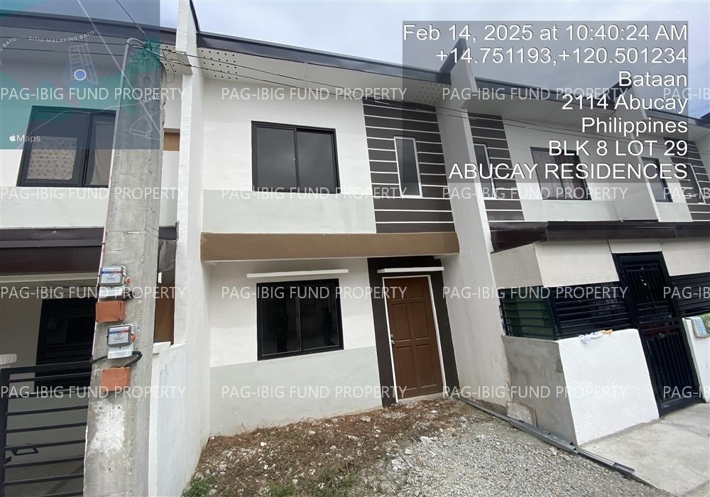 PAG-IBIG Foreclosed Town House - Lot 29 Blk. 8 Phase 3 Abucay ...